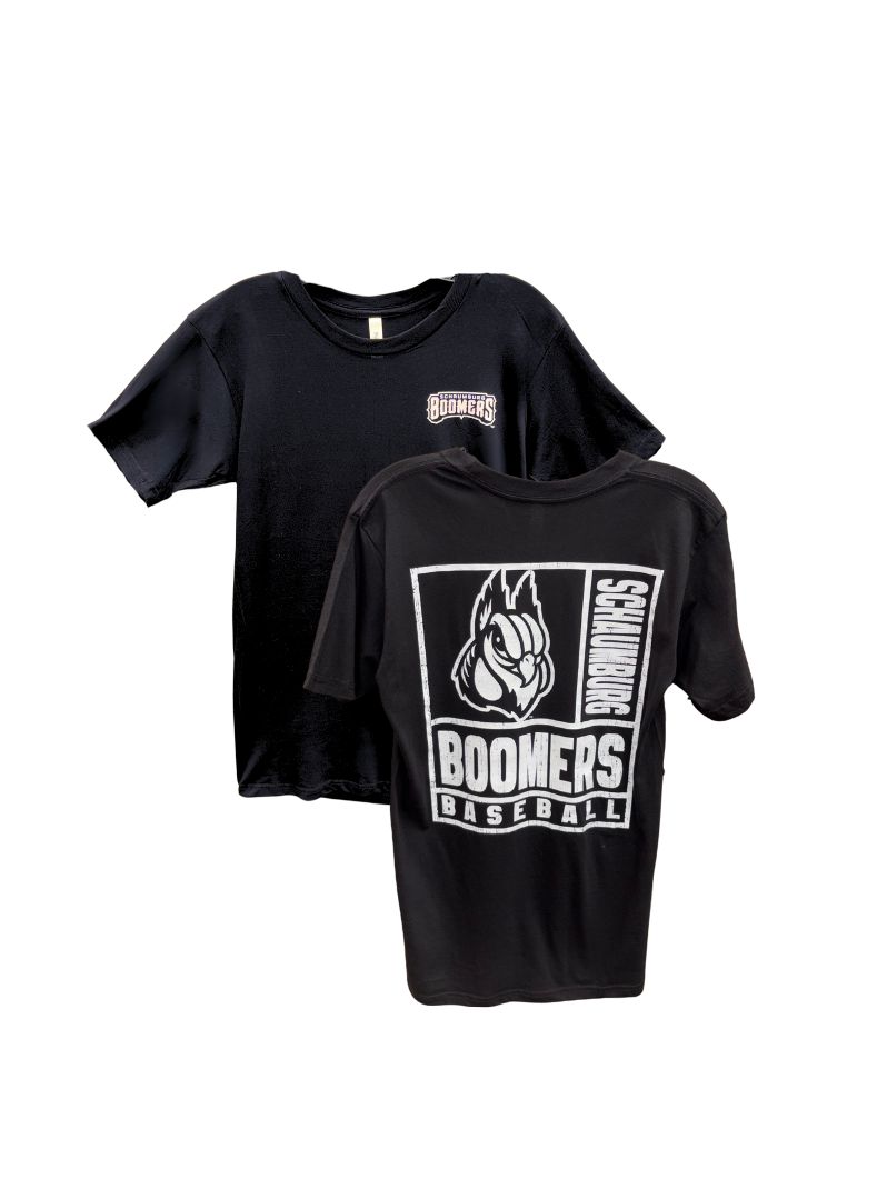 BOOMERS DOUBLE SIDED BASEBALL T-SHIRT – Schaumburg Boomers Team Store