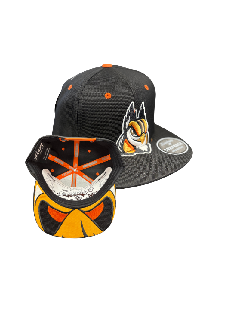ZEPHYR BOOMERS MENACE ADJUSTABLE SNAPBACK HAT – Schaumburg Boomers Team ...
